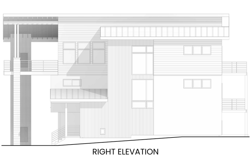 Contemporary Drive-Under House Plan for Narrow Sites | Goldfinch ...