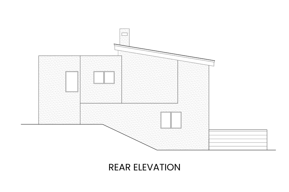 Contemporary Drive-Under House Plan with Three Bedrooms | Chokecherry ...