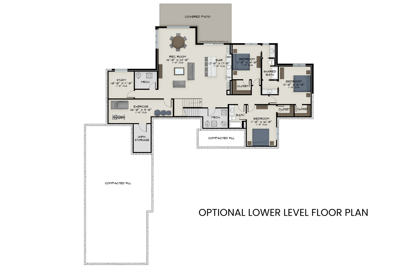 Luxe Contemporary House Plan | Fishers Peak - Rocky Mountain Plan Company