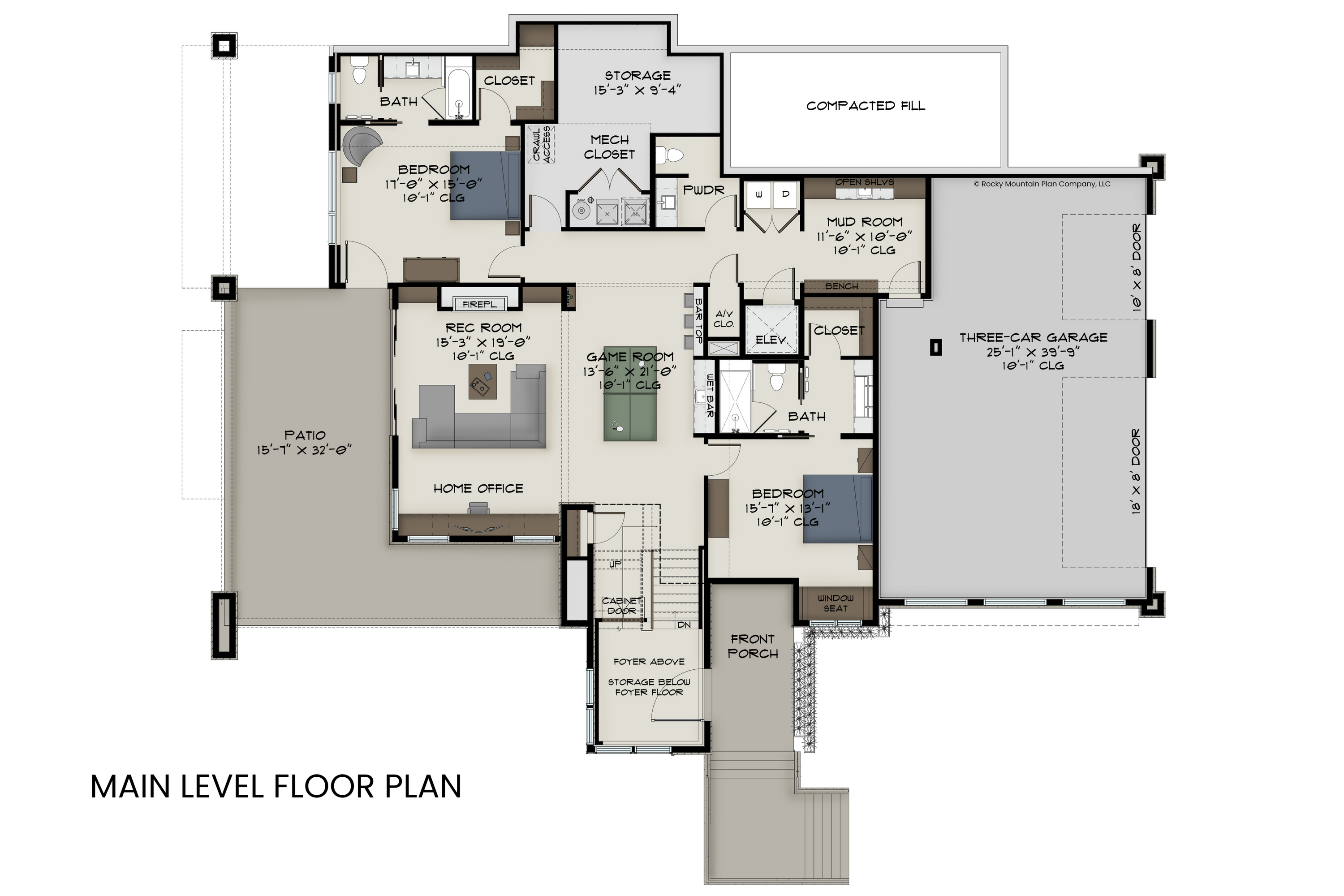 Luxe Mountain Modern House Plan with Outdoor Living | Wise River ...