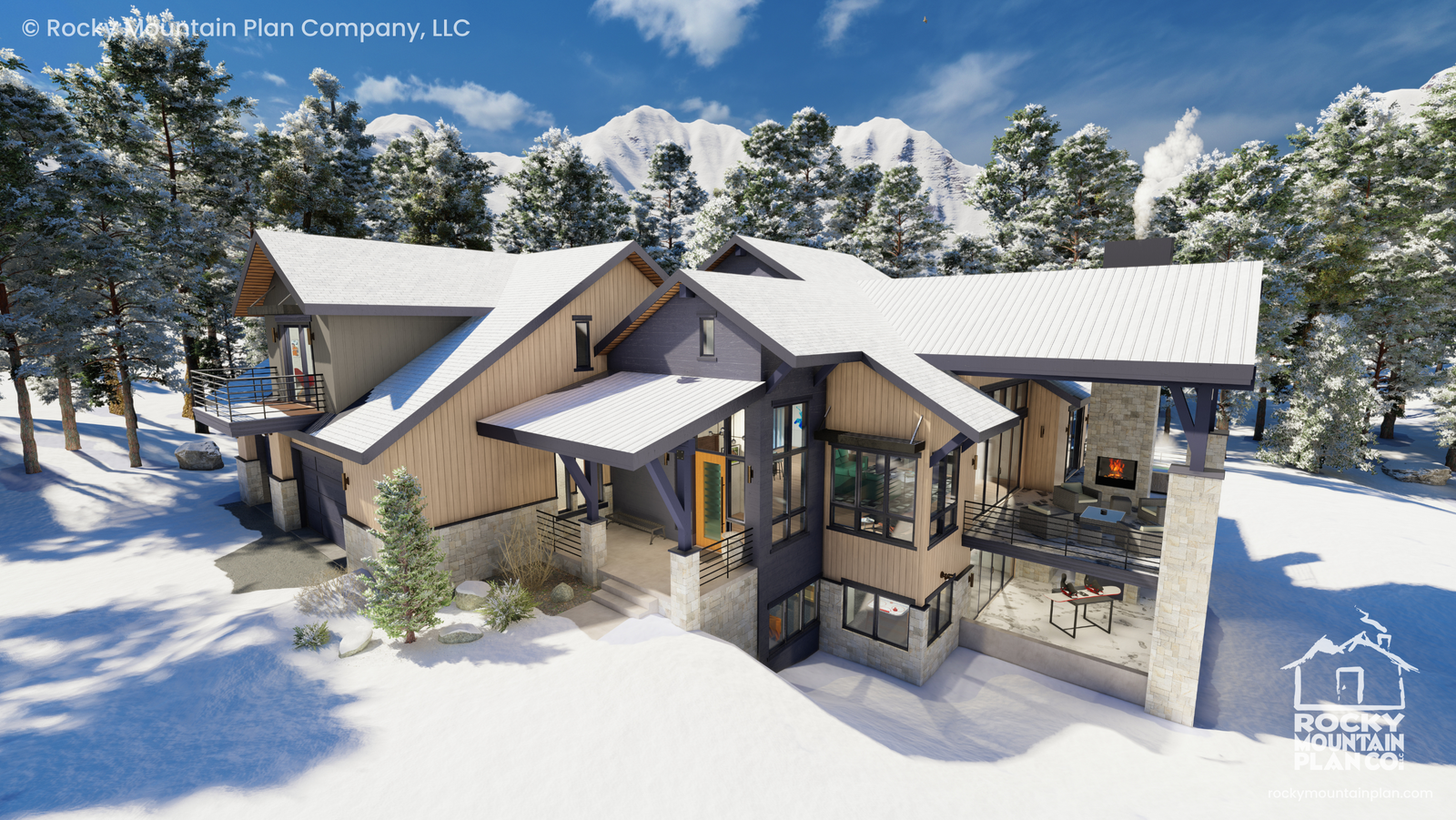 Mountain House Plans - Rocky Mountain Plan Company