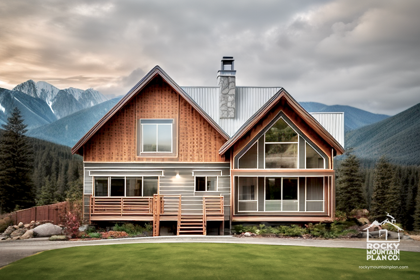 Three Bedroom Mountain Chalet Vacation Plan | Alpine Sorrel – Rocky ...