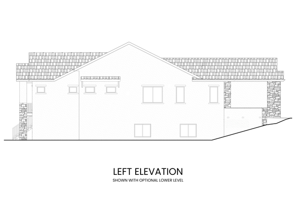 Three-Bedroom Ranch House Plan with Lower Level Expansion | Vail Pass ...